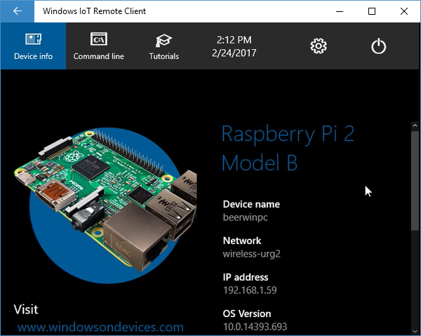 Using Windows Iot Remote Client Gunnar Peipman Programming Blog
