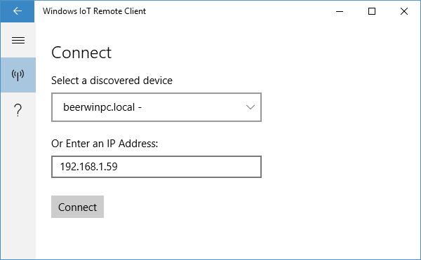 Using Windows Iot Remote Client Gunnar Peipman Programming Blog