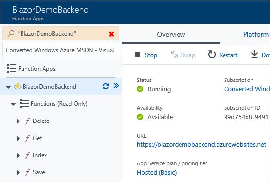 Hosting Azure Functions Backed Blazor Application On Azure Storage Static Website